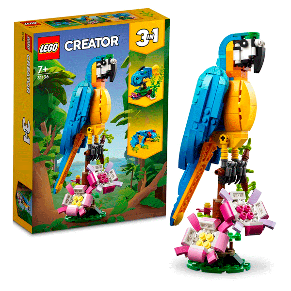 Конструктор LEGO Криэйтор Экзотический попугай (31136) / 253 детали в ...