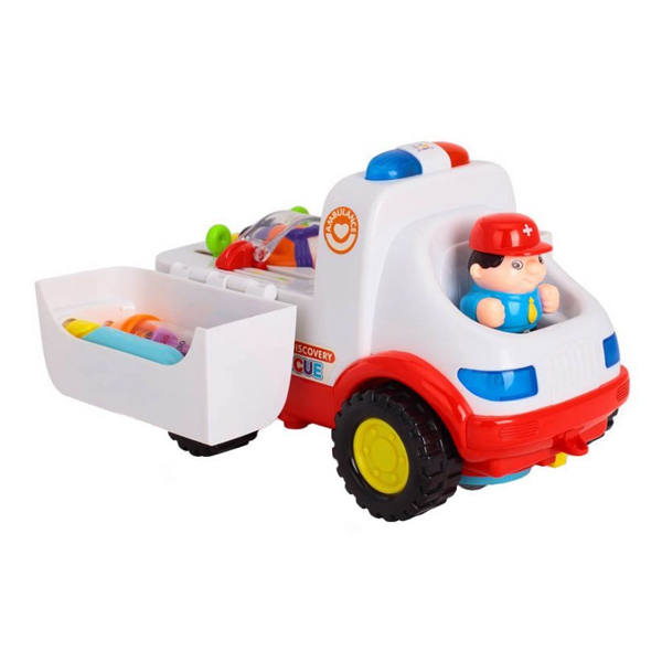 Интерактивная игрушка Huile Toys "Скорая Помощь", со светом и звуком в ...