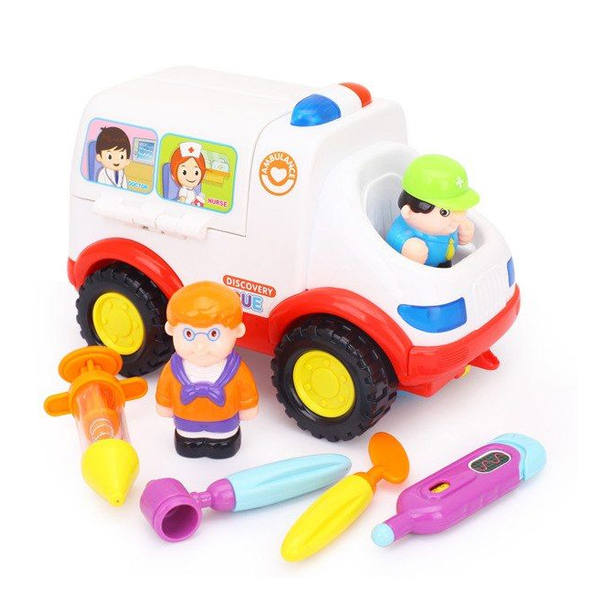 Интерактивная игрушка Huile Toys "Скорая Помощь", со светом и звуком в ...