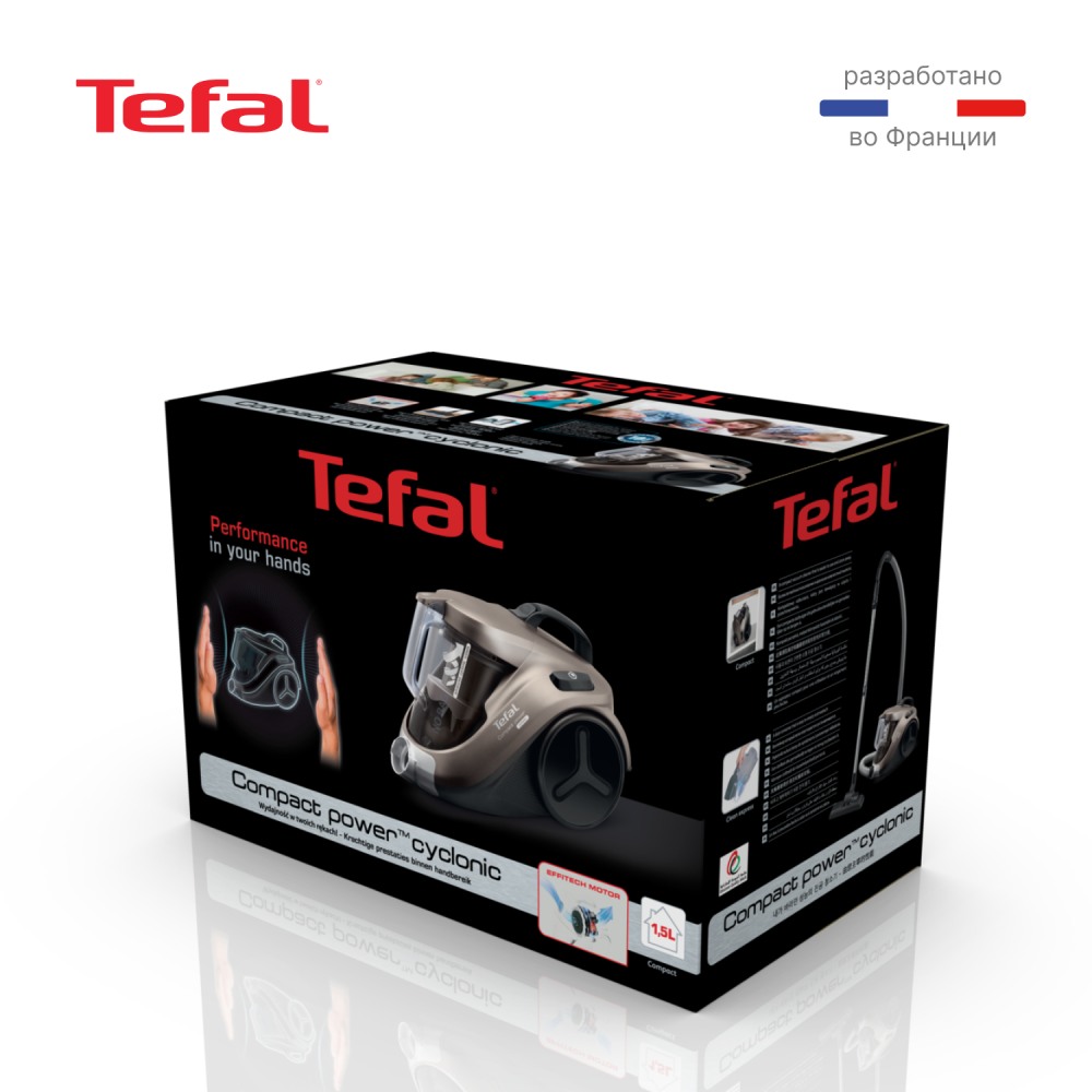 Пылесос с контейнером для пыли Tefal Compact Power TW3786RA в Алматы ...