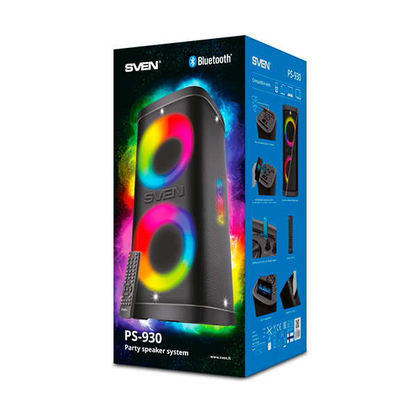 Портативная аудиосистема SVEN PS-930 в Алматы - цены, купить в интернет - магазине Sulpak ...