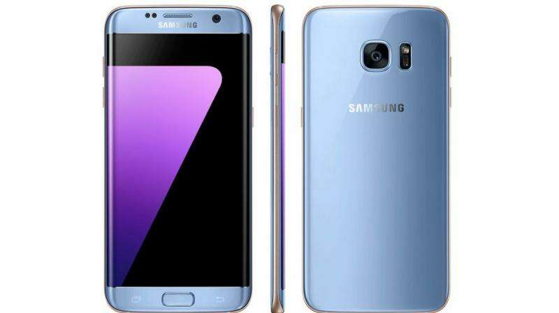 Смартфон Samsung Galaxy S7 edge (blue) в Алматы - цены, купить в ...