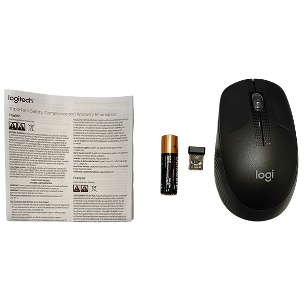 Мышь беспроводная Logitech M190 Charcoal Emea в Алматы - цены, купить в ...